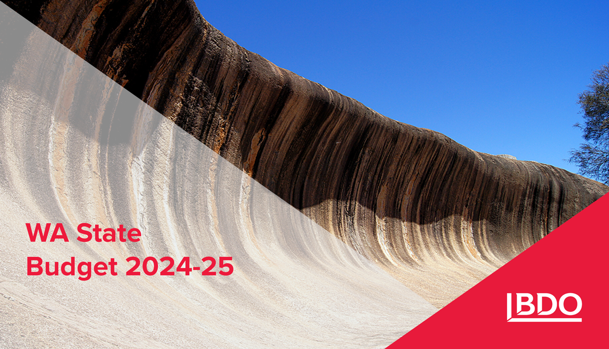Western Australian State Budget 2024-25 - BDO