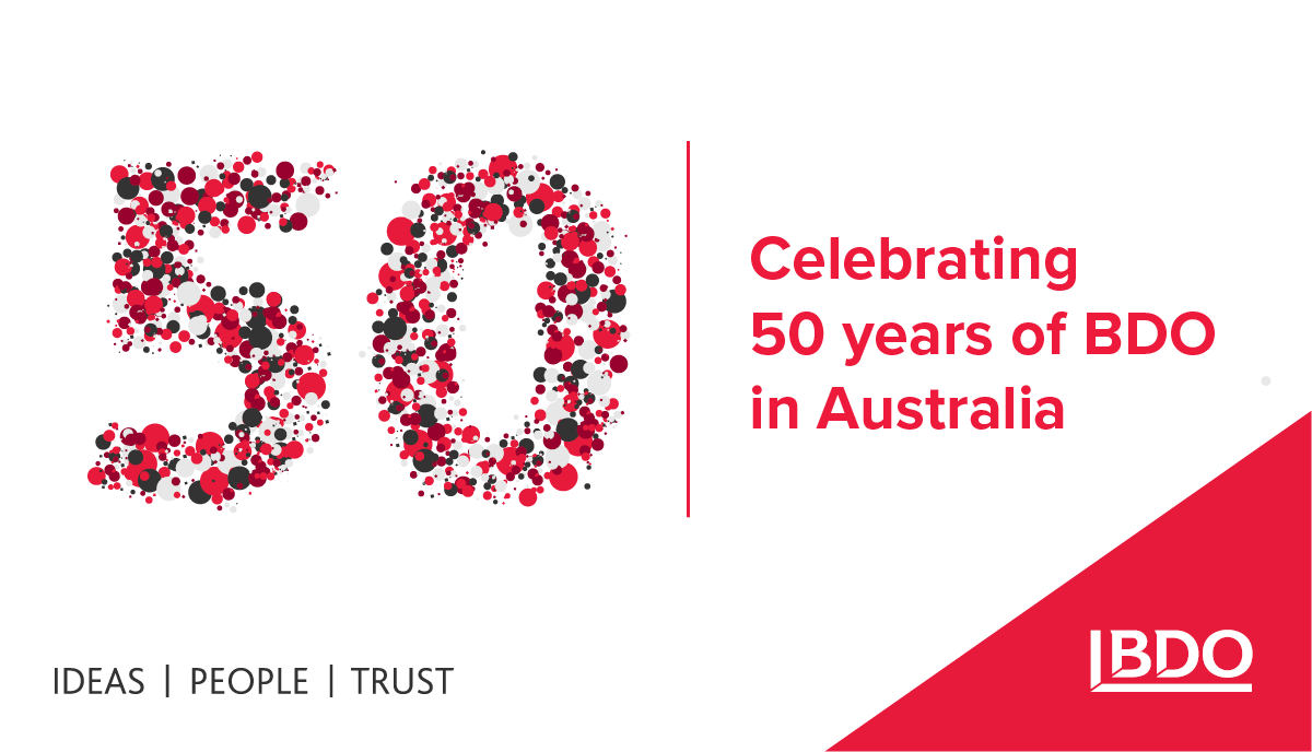 Celebrating 50 years of BDO in Australia - BDO